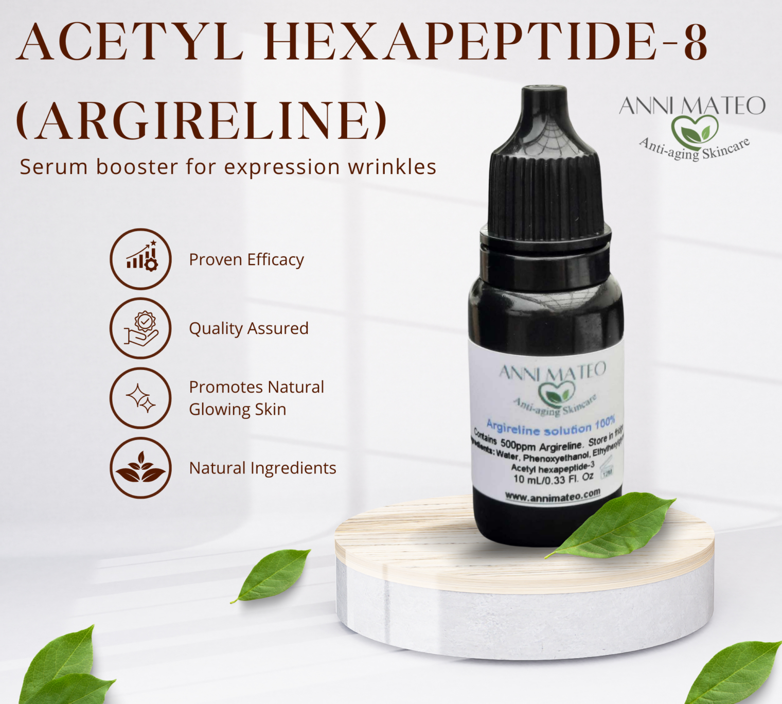 Acetyl hexapeptide-8 Anti-aging Concentrated Serum Booster for ...